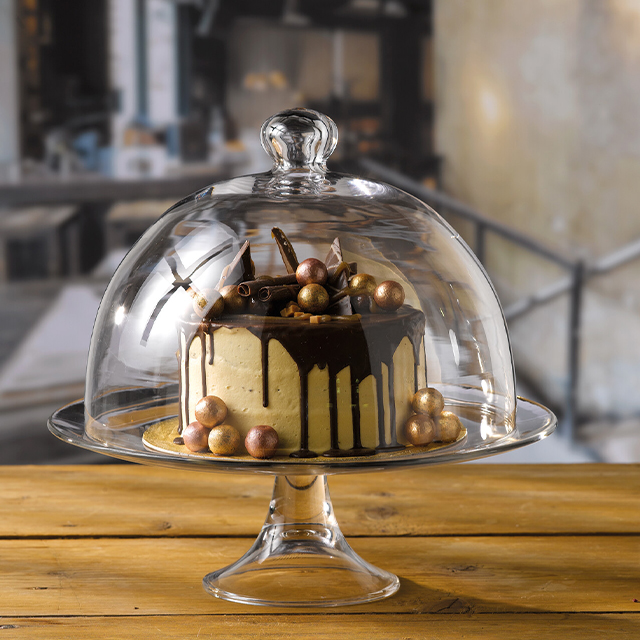 Banquet Glass Dome 27 cm